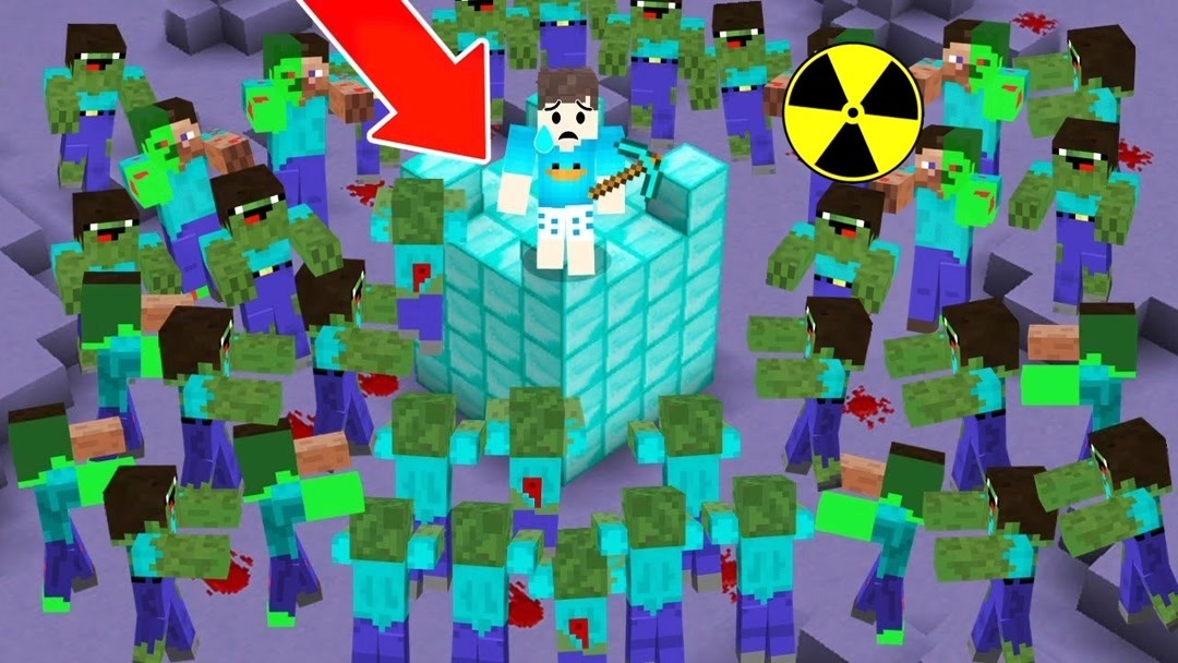 迷你世界游戏:迷你世界生存建房子,迷你世界游戏动画!
