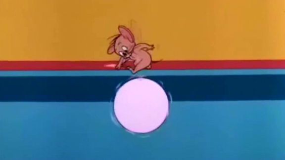 「猫和老鼠」汤姆打桌球欺负杰瑞