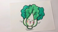 蔬菜简笔画.大白菜
