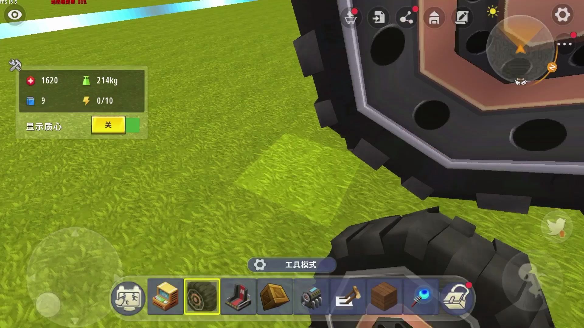 迷你世界:会飞的车制作教程,一个小时都上不了车