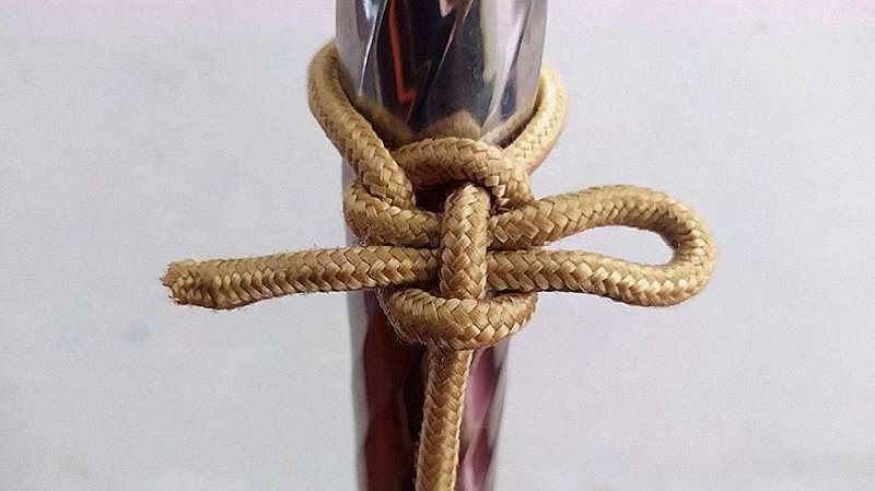 户外快速锁桩的绳结打法!锁紧绳扣的打法!