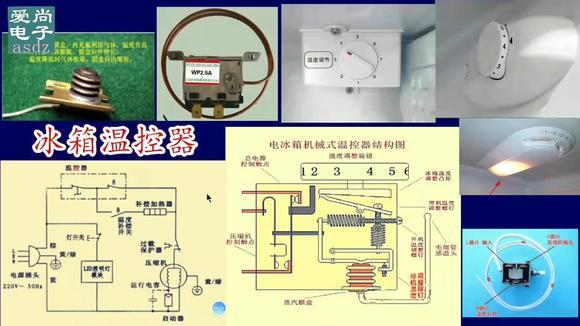 维修冰箱必须掌握的温控器控制原理,温度补偿器及过载保护器原理