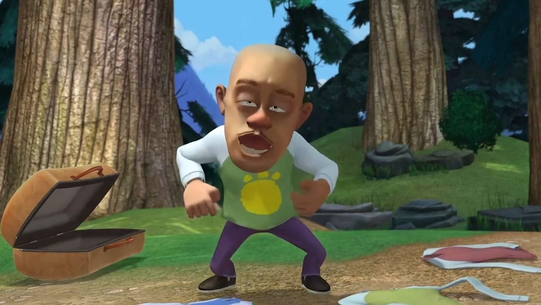 熊出没之探险日记:迷路的光头强和赵琳,紧随而至的熊大熊二