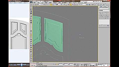 3DNAX室内设计建模教程之凹凸造型门页制作高级篇