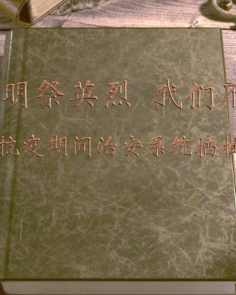 ...清明。我们不会忘记!深切哀悼在抗击新冠肺炎疫情斗争中牺牲的治安...