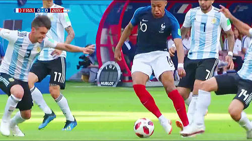 2018年世界杯经典回顾法国vs阿根廷,高卢雄鸡大战潘帕斯雄鹰!