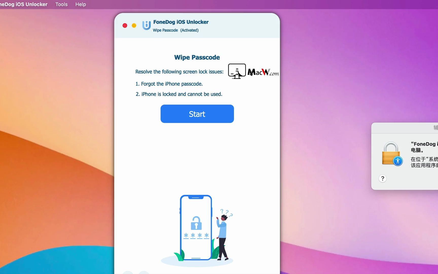 FoneDog iOS Unlocker for Mac(苹果ios解锁工具)