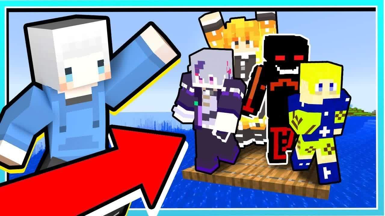 我的世界小白解说木筏求生模组01 自由国度为了资源不惜互相残杀