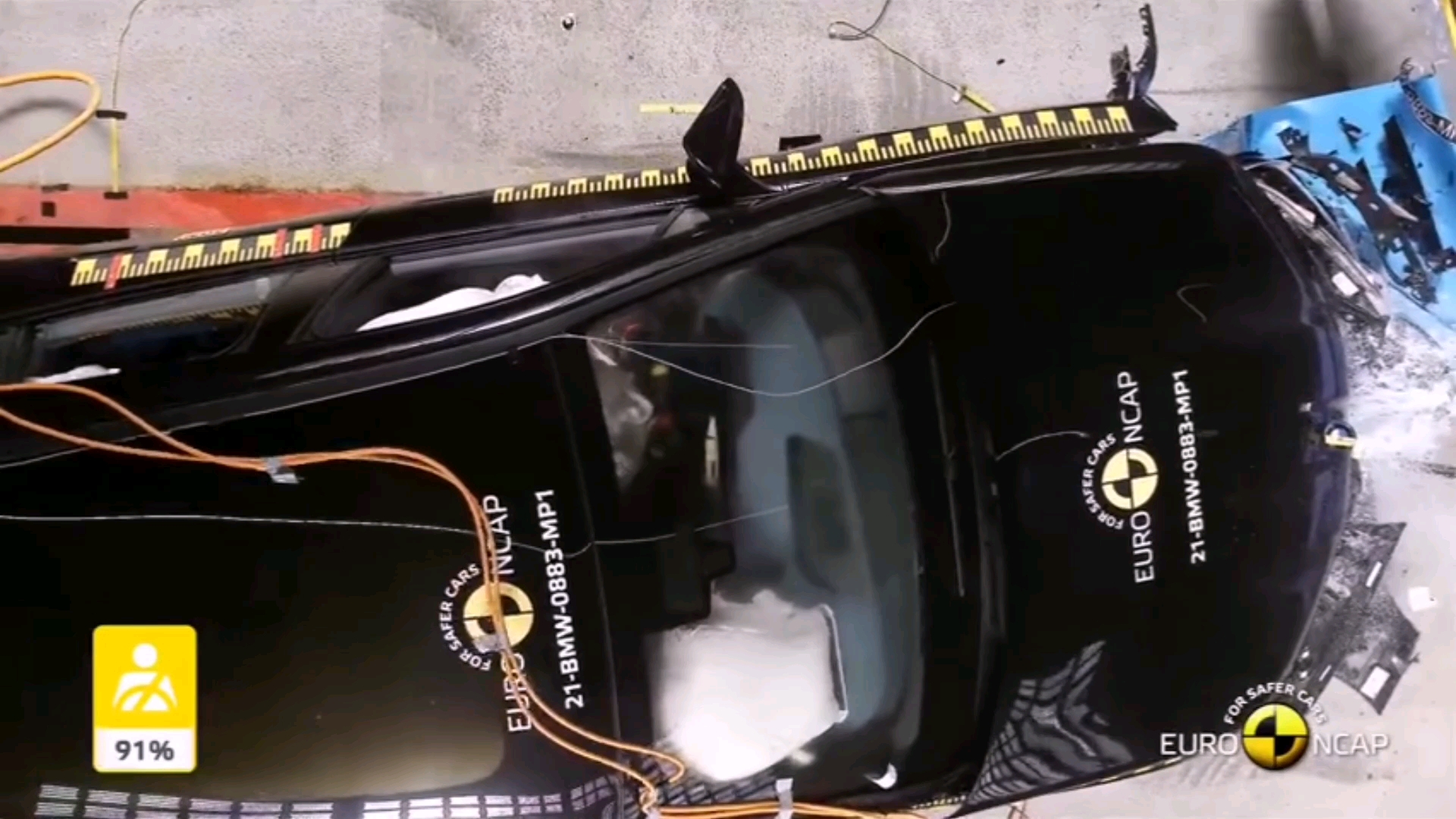 2021款宝马iX纯电SUV获得欧洲Euro NCAP安全碰撞测试五星安全评级