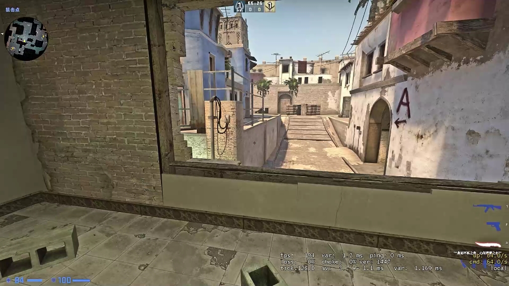 【csgo新手教学】不用旋转跳!不用加速!米辣鸡VIP跳b小 (仅用于回防)