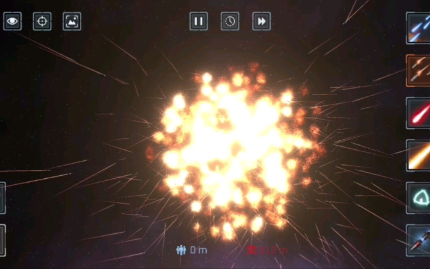 [星球毁灭模拟器]用蜂群导弹秒掉机械星球