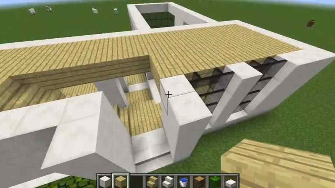 【我的世界】制作一个现代风满满的房子