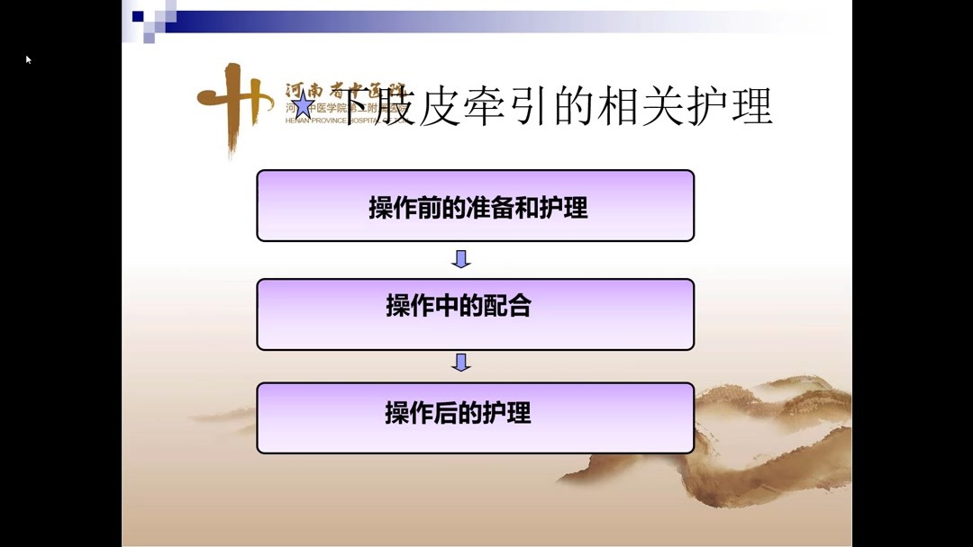 下肢皮牵引的护理PPT