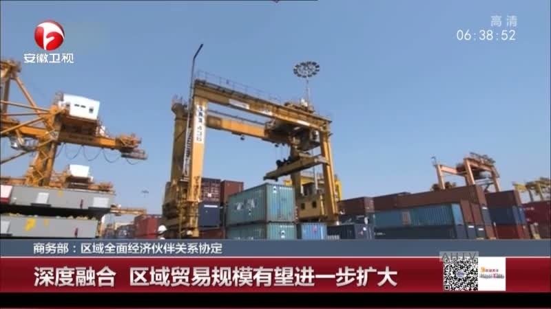商务部:区域全面经济伙伴关系协定--深度融合 区域贸易规模有望进一步...
