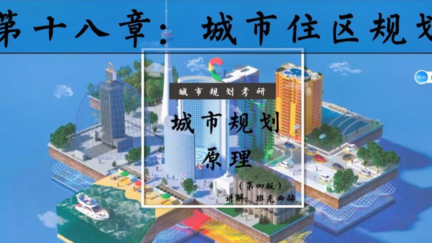 【城市规划考研】城市规划原理(第18章)住区规划#学浪计划#