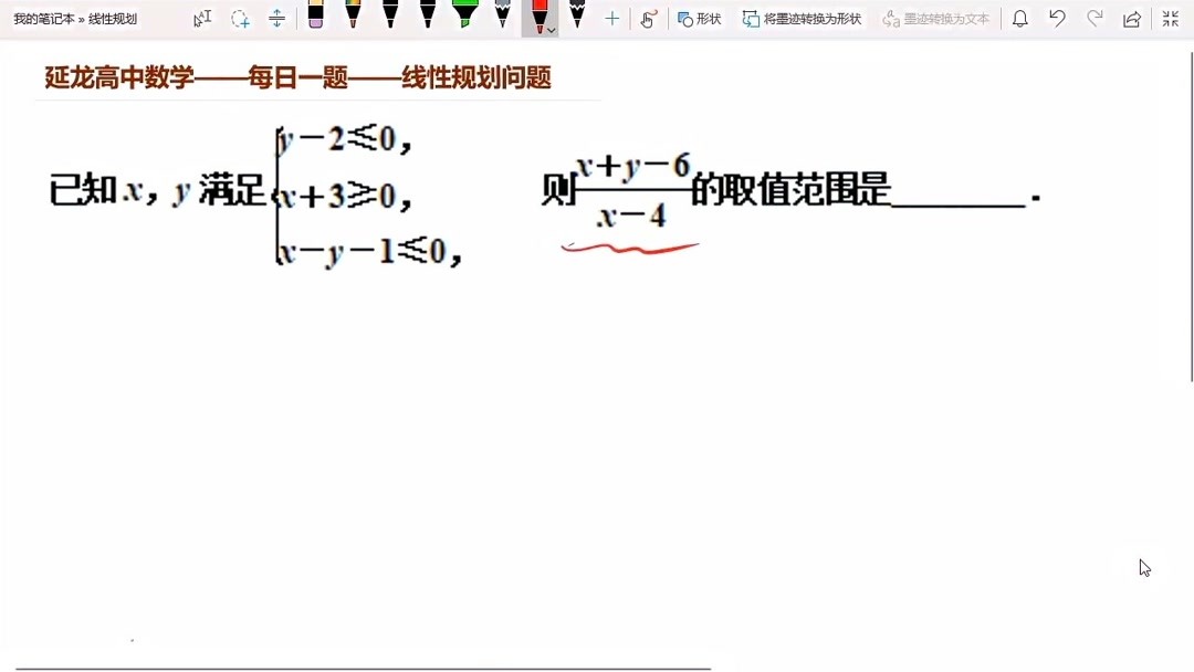 不等式系列专题 线性规划问题 这个目标函数到底是什么 怎么求