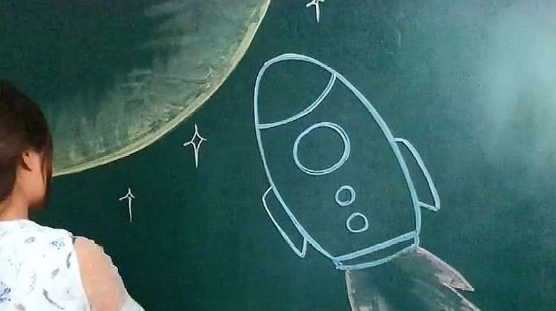 幼师画的这幅简笔画,非常有创意,可以帮小朋友开拓想象力