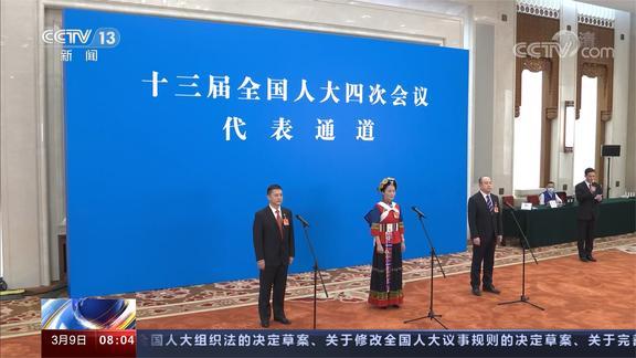 两会代表通道再次开启 7位代表通过视频方式接受中外记者采访