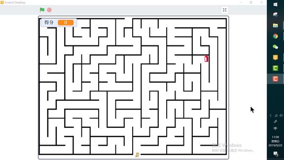 scratch3 小项目07 探索迷宫