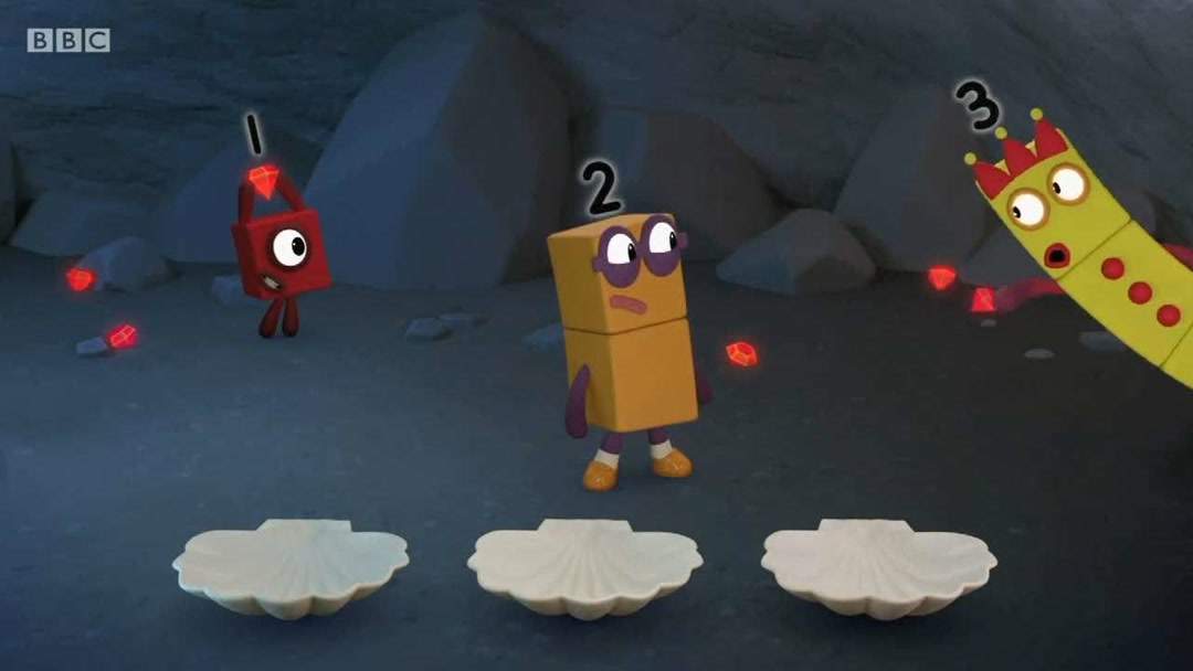 数字积木 早教动画:数字三人组聚在了一起 探险闯关