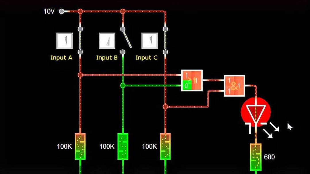 数字电路在电路中应用最广,必须把与或门电路掌握,其实很简单