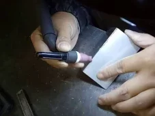 0.4不锈钢冷焊机直角焊接教学视频