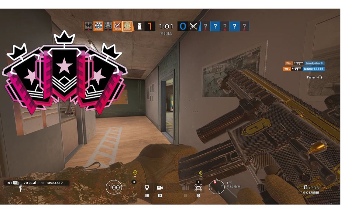 【彩虹六号】:挂机一个月的干拉机器可以有多捞