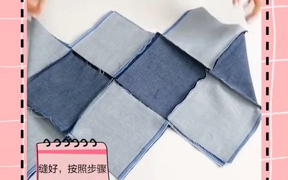 ...废旧的牛仔裤不要丢,可以做出舒服的小抱枕,动动手可以改造成时尚...
