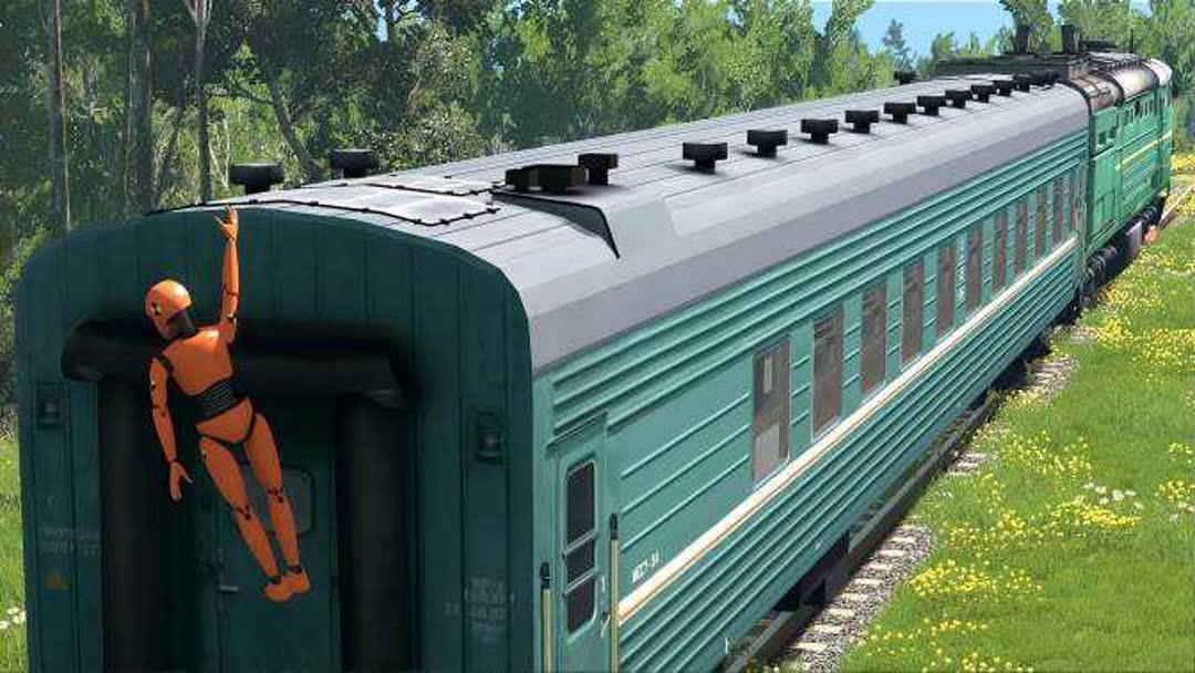 机智的老司机和警察车队玩捉迷藏(史诗级警匪追逐),车祸模拟器