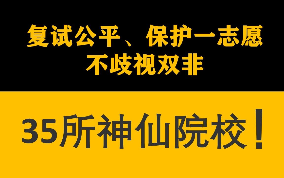 【考研学校】35所考研学校白名单