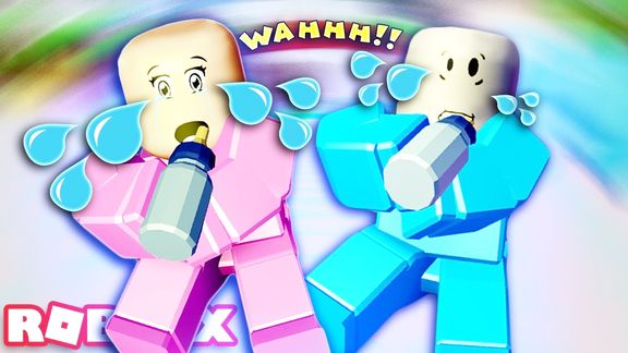 ROBLOX-宝宝模拟器:竟然遭遇了熊孩子,赶紧跑!