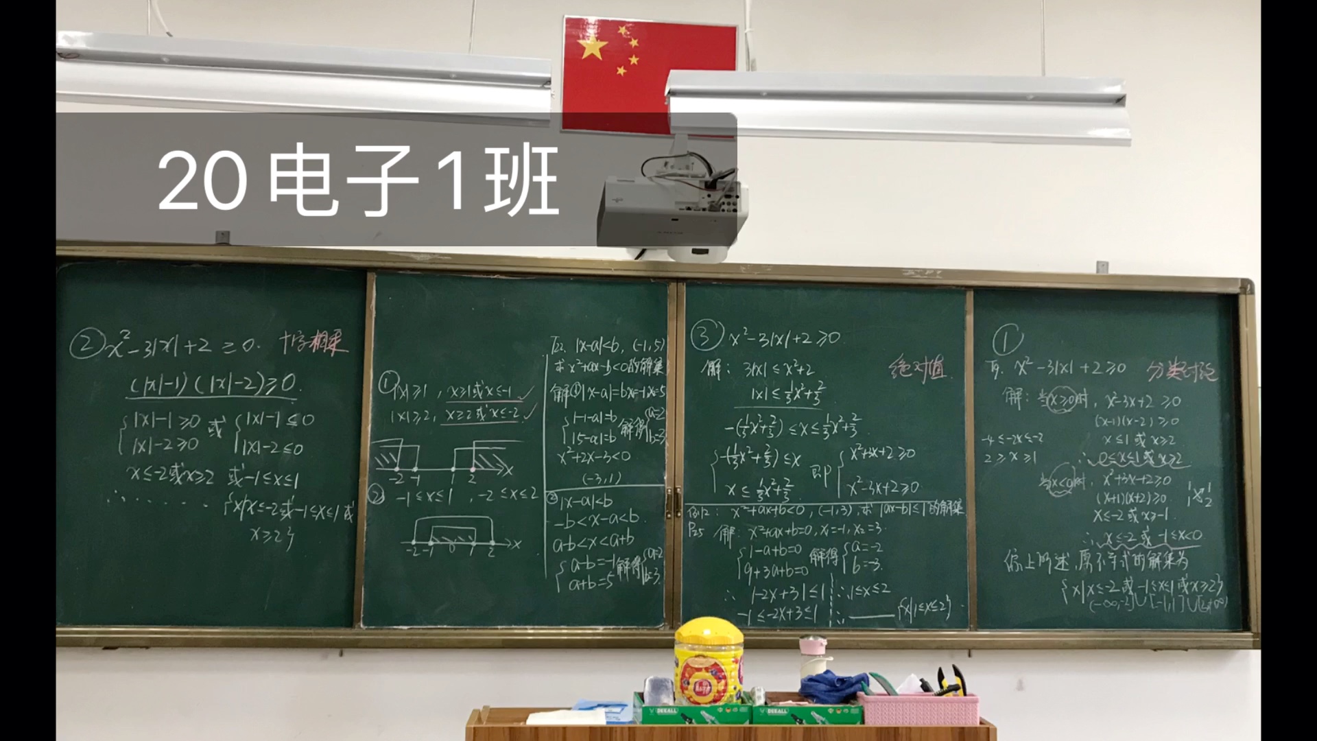 “解不等式”一题多解板书