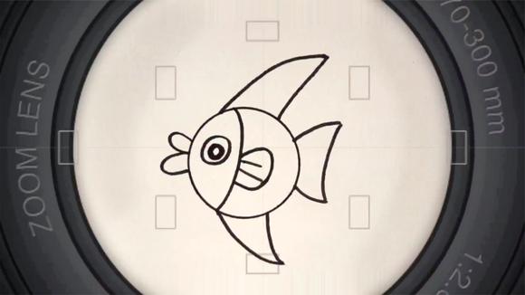 用圆画小动物之小鱼(2)