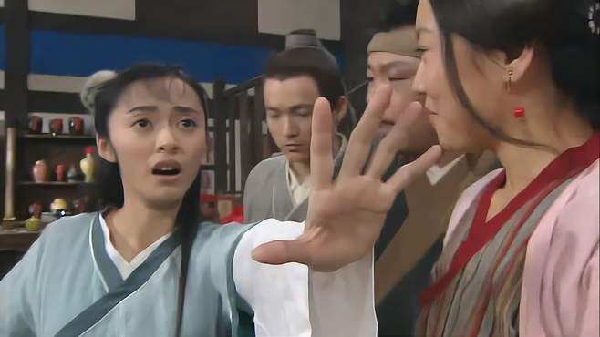 武林外传:佟掌柜算盘出手,白展堂用葵花点穴手,郭芙蓉走不掉了