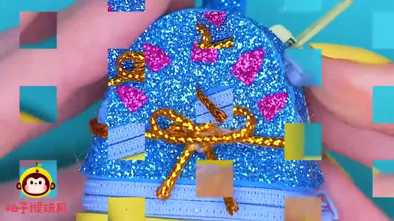 手工制作芭比日常小玩意:好看的书包和收纳盒还有日用品