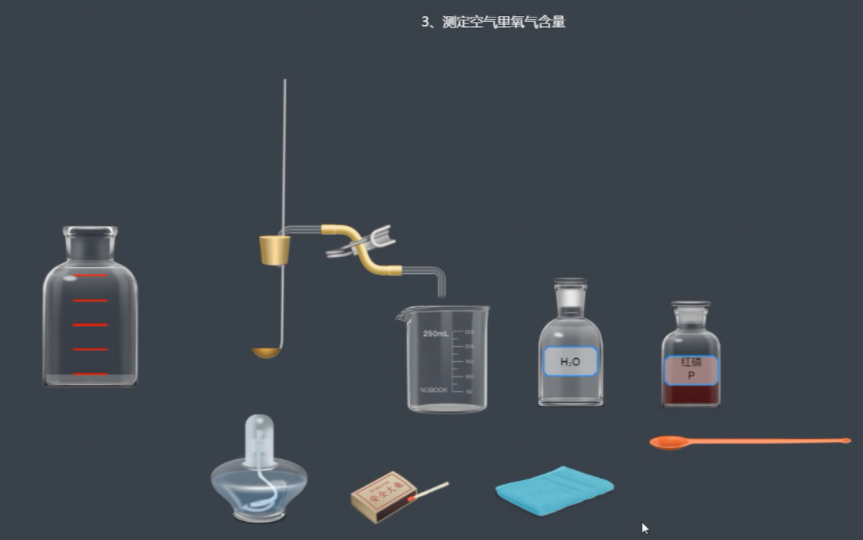 复习测定空气中氧气含量