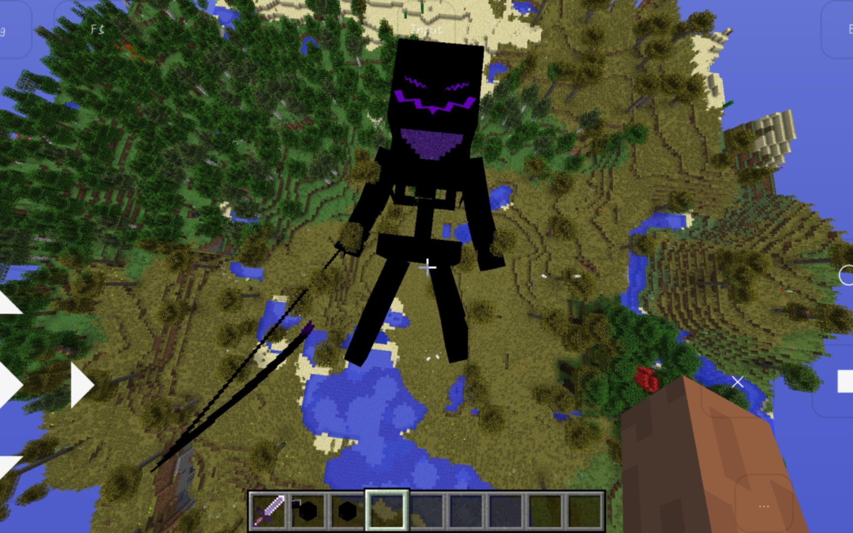 【我的世界&HMCL-PE】泰坦生物0.5泰坦对打流畅度测试,虚空僵尸...