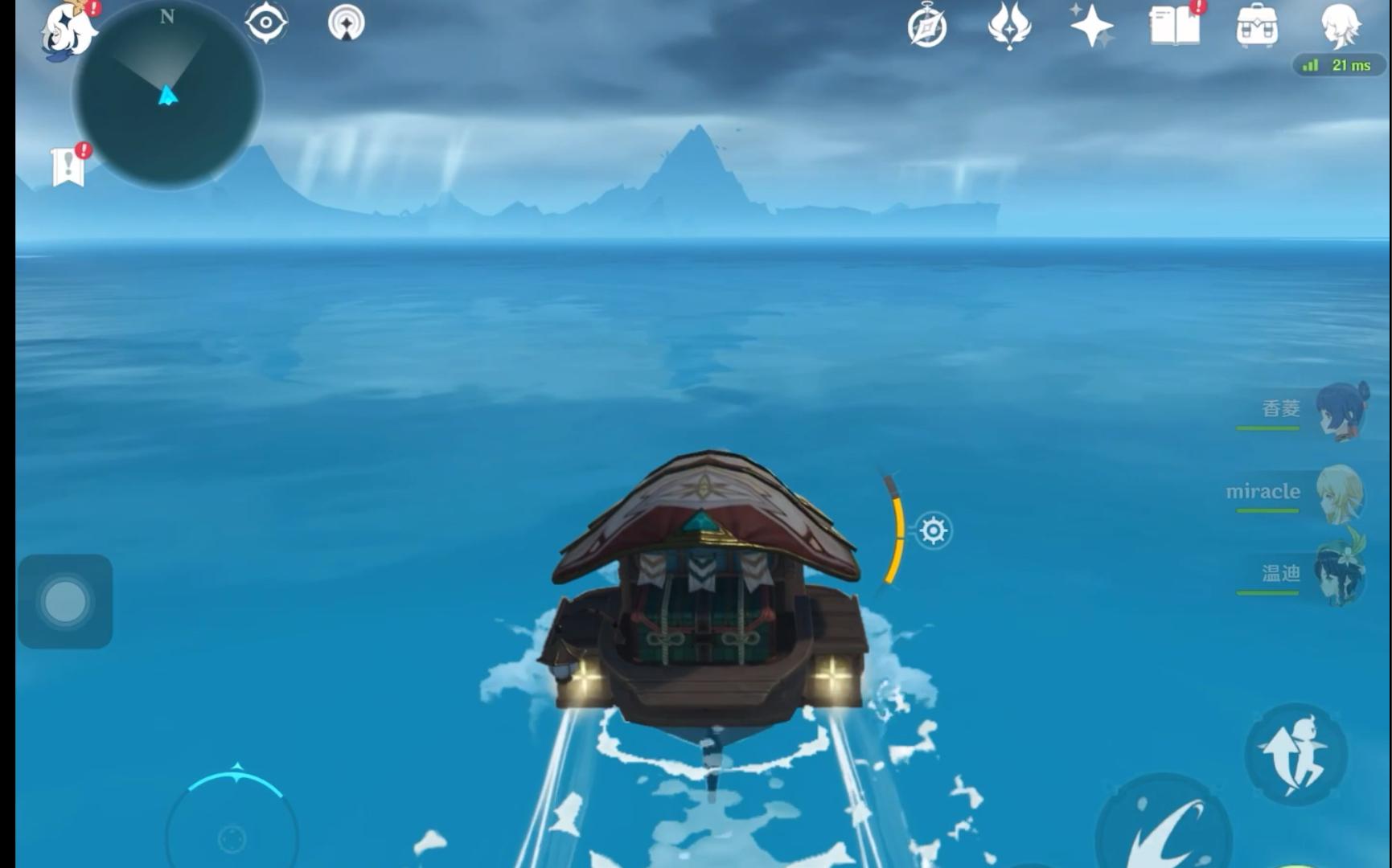 原神之坐浪船逃离稻妻失败