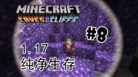 【我的世界】1.17纯净生存(8):矿坑大丰收+村民生娃了【柒叶游戏】