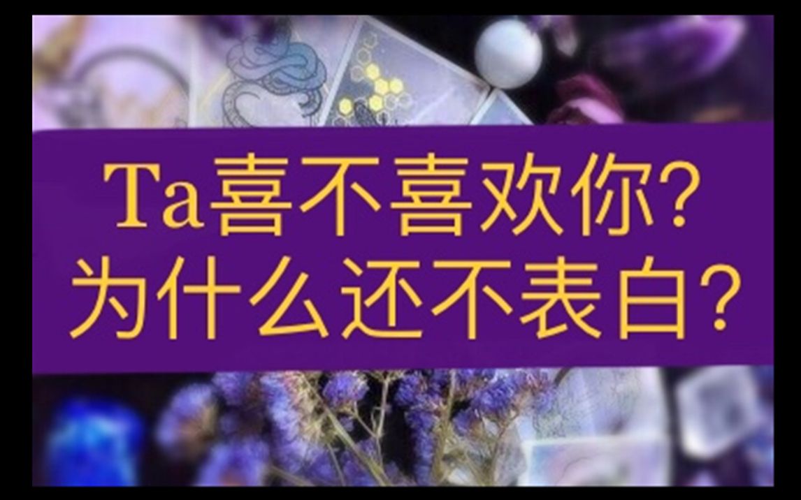 ...小分队】他喜不喜欢你?为什么不表白?他的顾虑是什么?大众占卜 ...