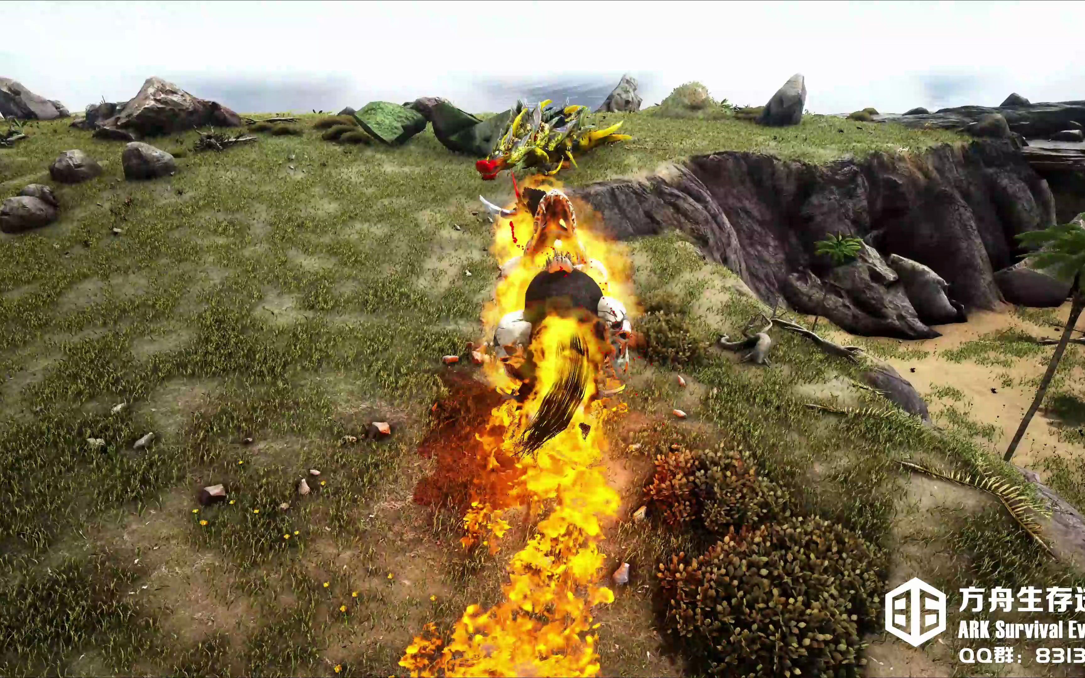 方舟生存进化3070TI - 4K高画质大片 -真山海经火烈马酷炫精彩瞬间