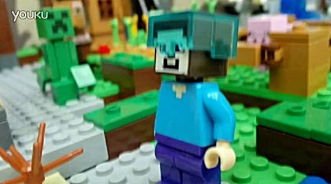 我的世界积木村庄定格动画