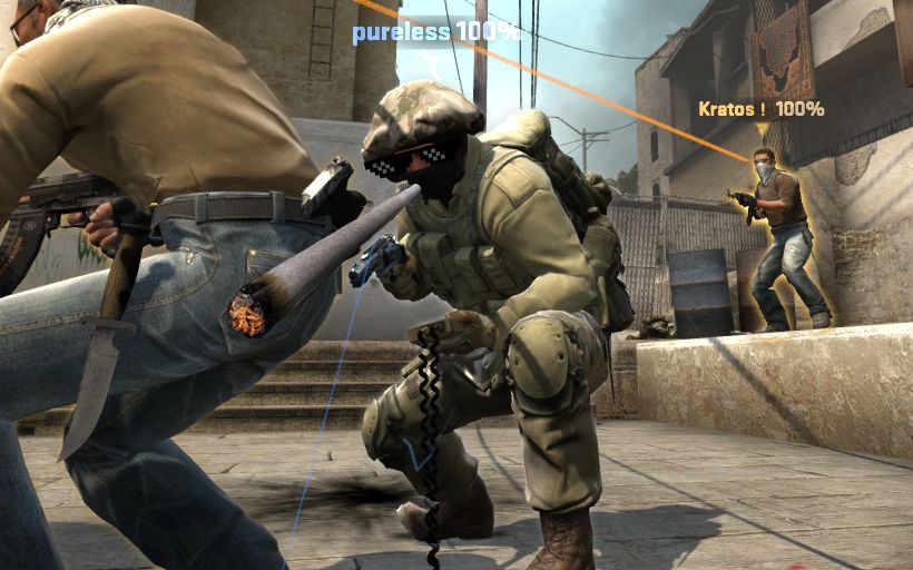 【CSGO】敌人看着我拆包,电子竞技不需要视力! 傻缺碉堡搞笑集锦#001