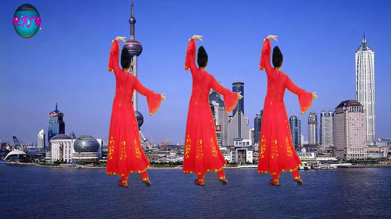 优美古典形体舞《我爱你中国》时尚大气的旋律编排简单优美靓丽