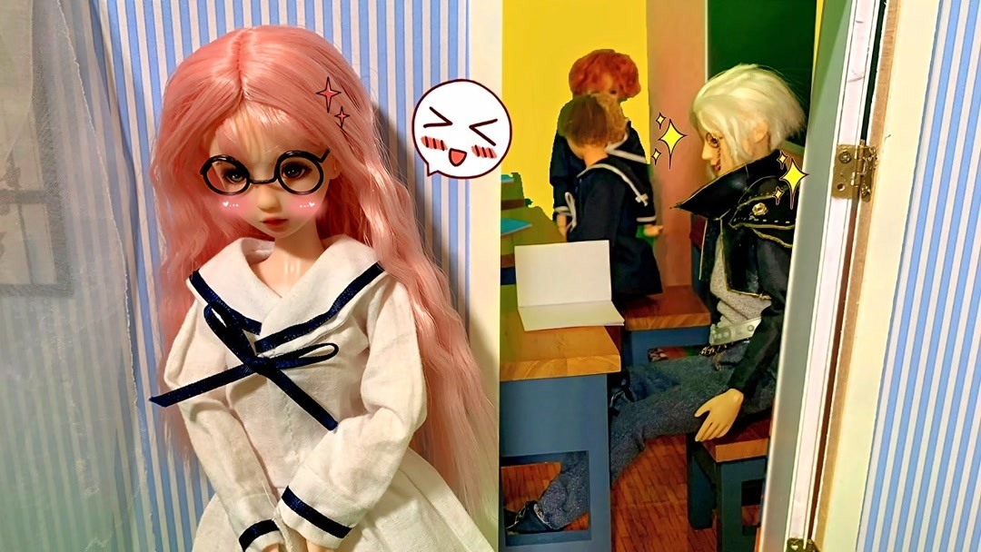 叶罗丽故事 庞尊为白光莹去学校学习 女同学想各种办法和他搭话