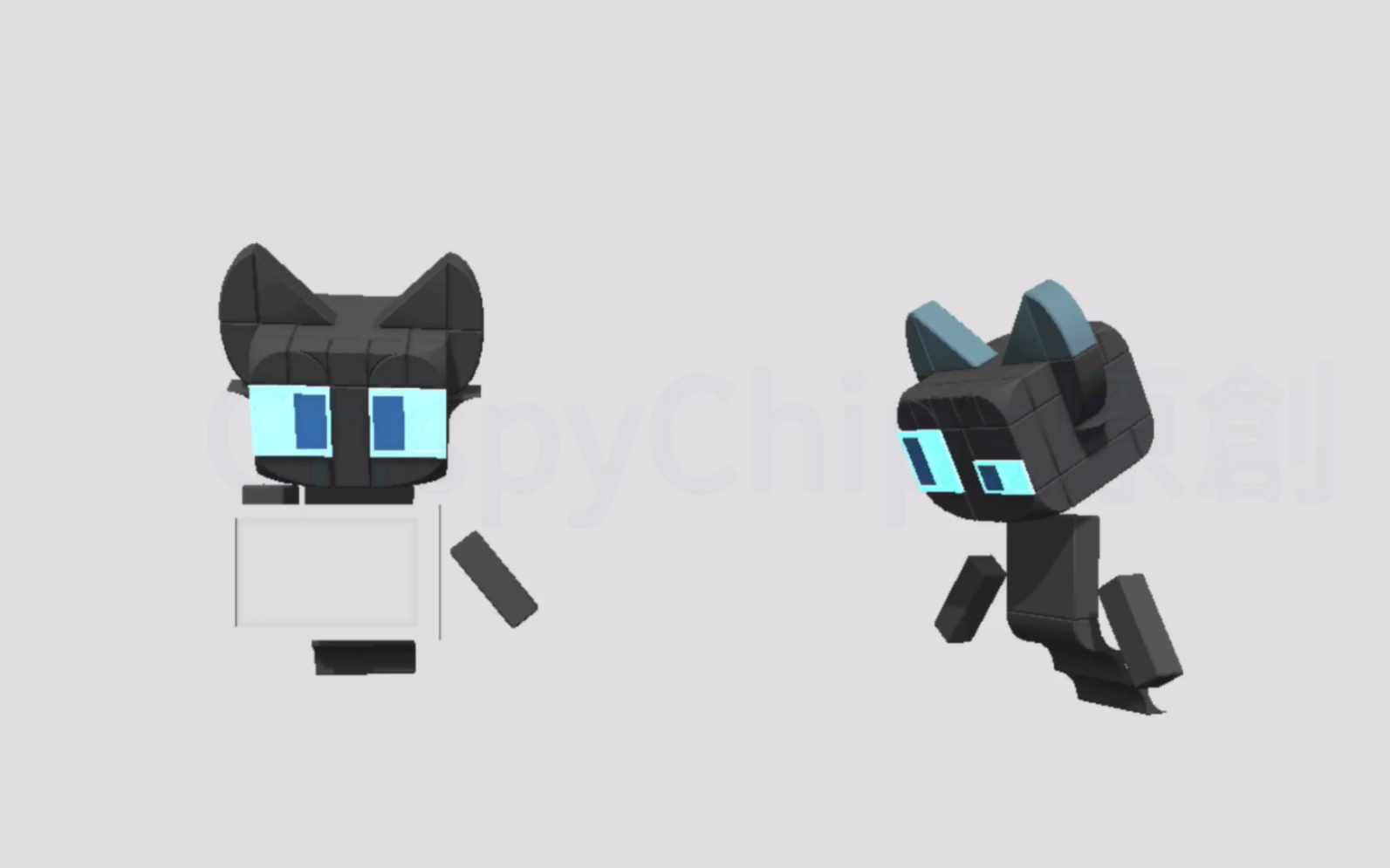 [三维动画(确信)/新人自设/OC/试验作]不会算6x3的Gisrate小分身(重发)