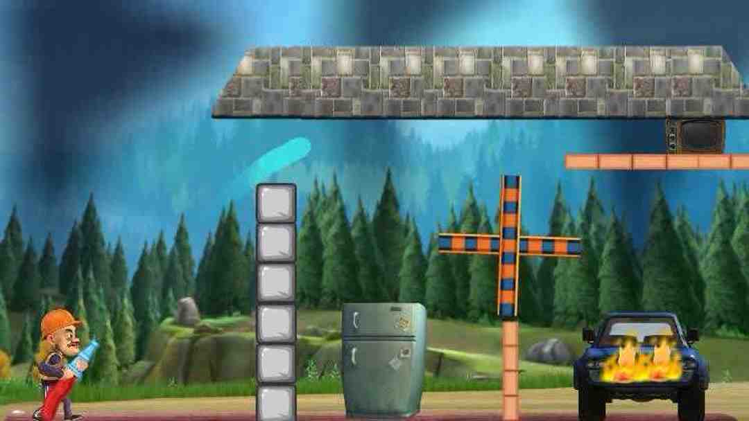 熊出没之丛林总动员10:光头强森林灭火7再也过不去了游戏