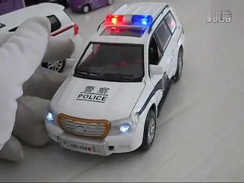 淘宝金酷娃 丰田 陆地巡洋舰 110警车 视频演示