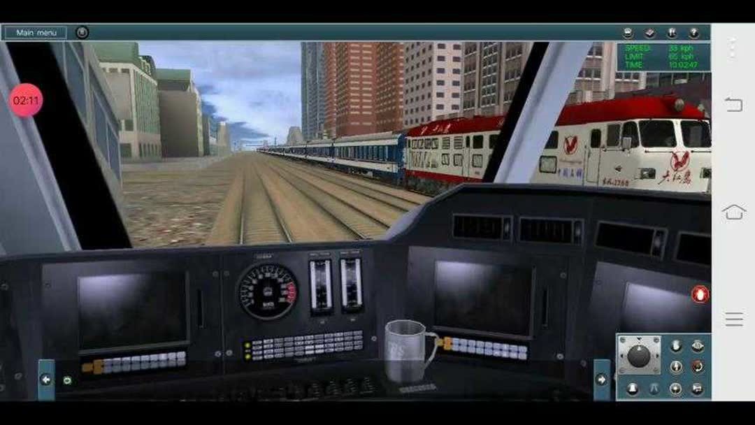 和谐电3C牵引快258次列车到达,锦州站交会东风机车牵引特222次列