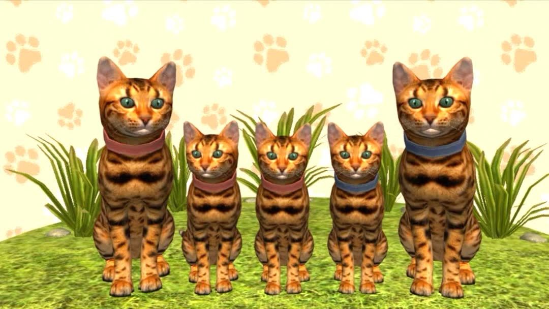 猫咪模拟器:橘猫快乐的农场生活,帮助村民消灭狡猾的老鼠